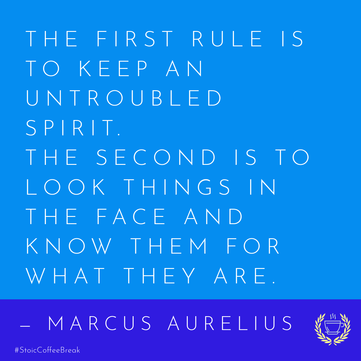Stoic Coffee Break Podcast – "Act according to your principles, not ...