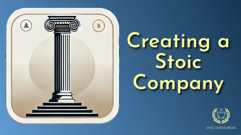 Stoic Coffee Break – "Act according to your principles, not your moods."